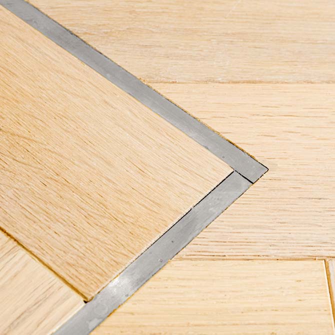 Brass & Silver Design Strips | Accessories | Woodpecker Flooring
