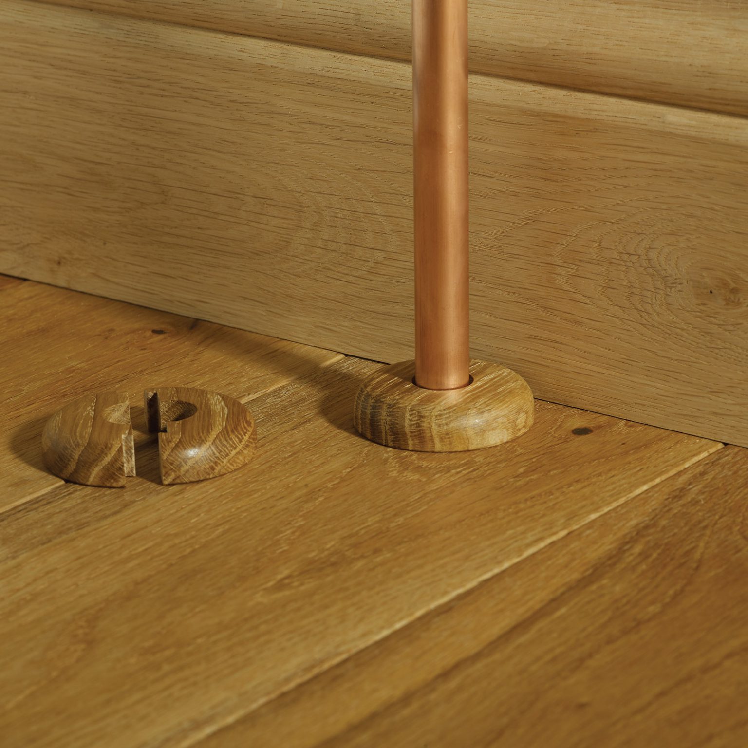 Solid Wood Radiator Pipe Covers | Woodpecker Flooring